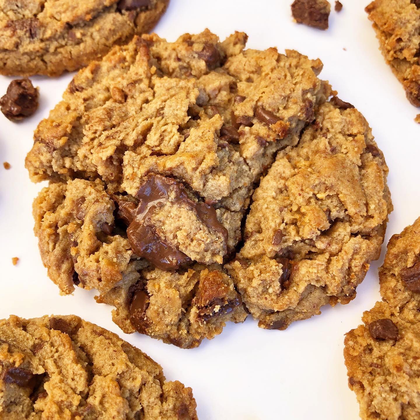 Chewy Peanut Butter Chunk Cookies | Chef Bae