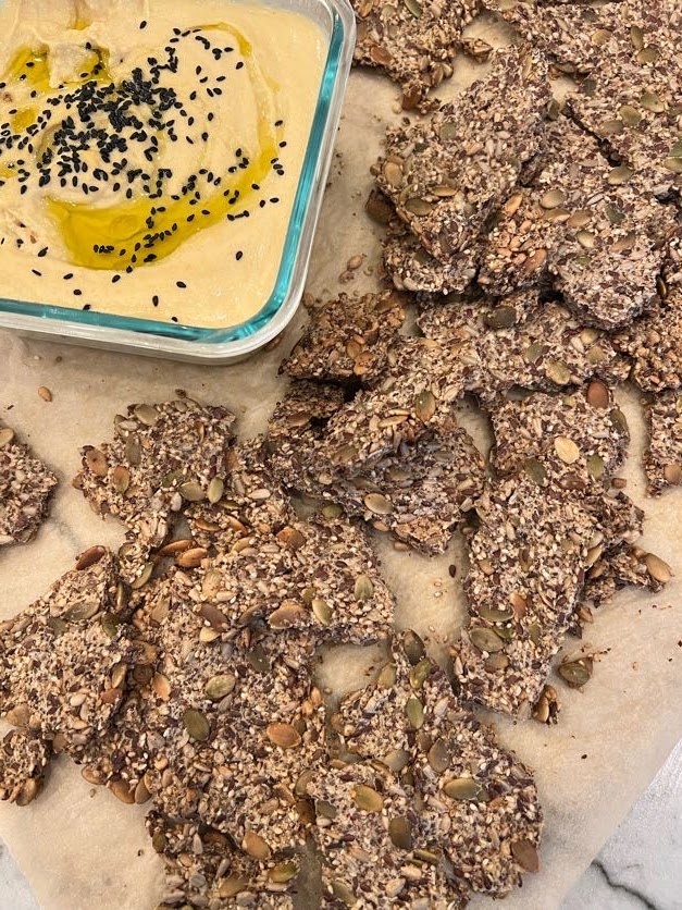 Super Seedy Crackers | Chef Bae